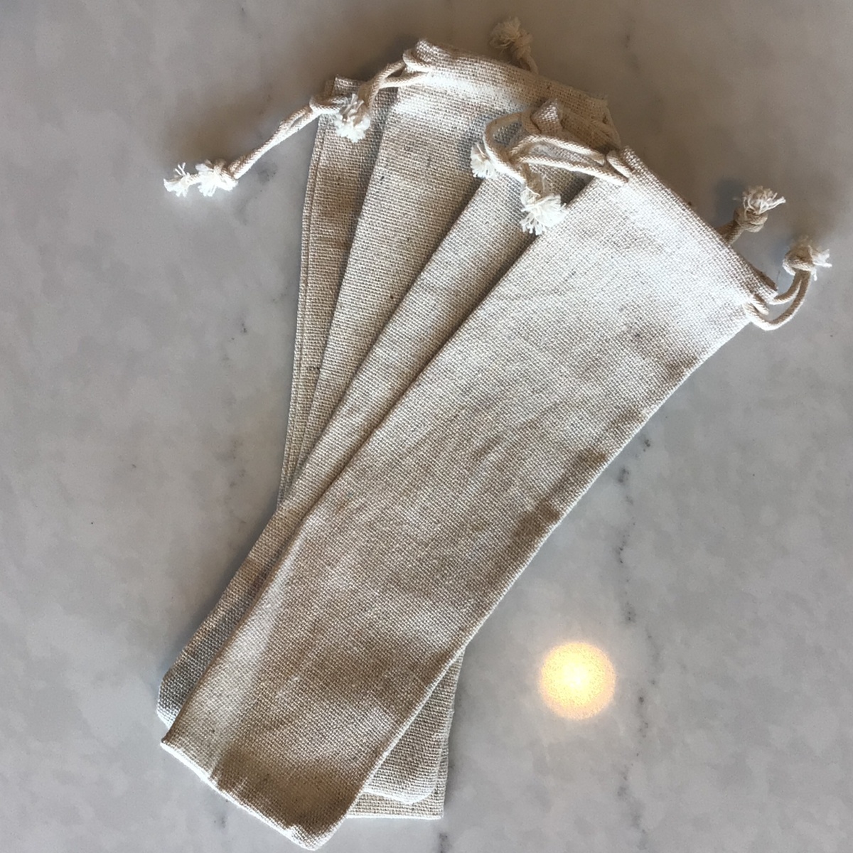 Unbranded – Organic Cotton Utensil and Straw Pouch