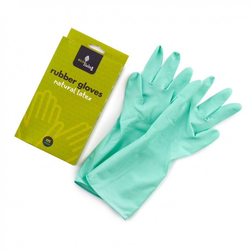 ecoLiving – Natural Latex Rubber Gloves | Exist Green