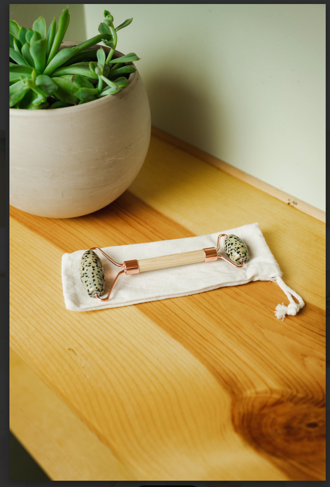 Bamboo Switch – Facial Rollers with Bamboo Handle | Exist Green