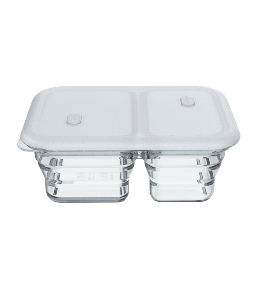 Minimal – 100% Silicone Divided Collapsible Storage Containers – 41oz ...