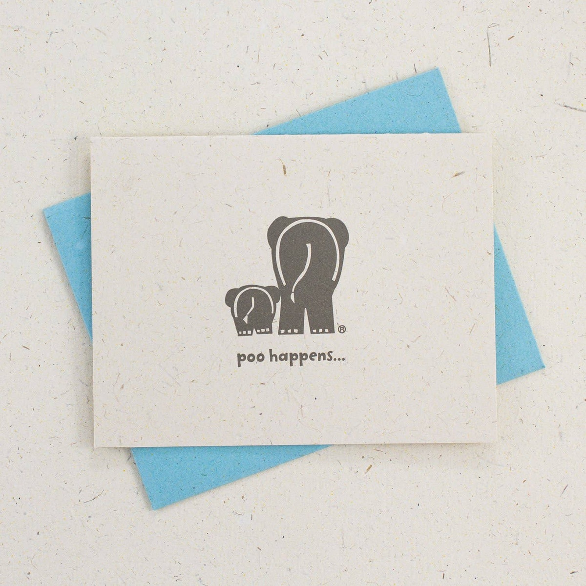 Mr. Ellie Pooh – Poo Happens Card | Exist Green