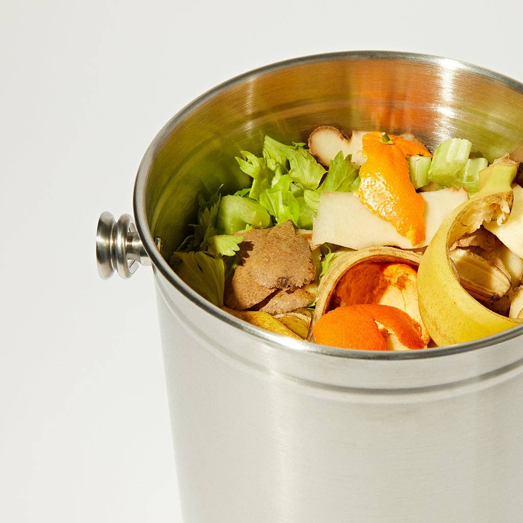 Package Free – Compost Bin, Stainless Steel | Exist Green