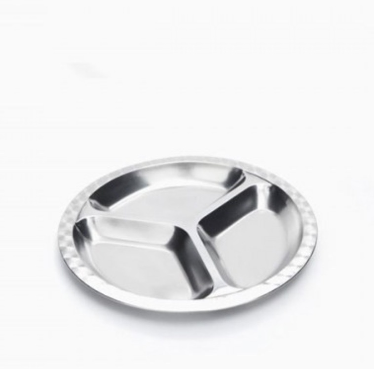 Onyx – Stainless Steel Divided Plates | Exist Green