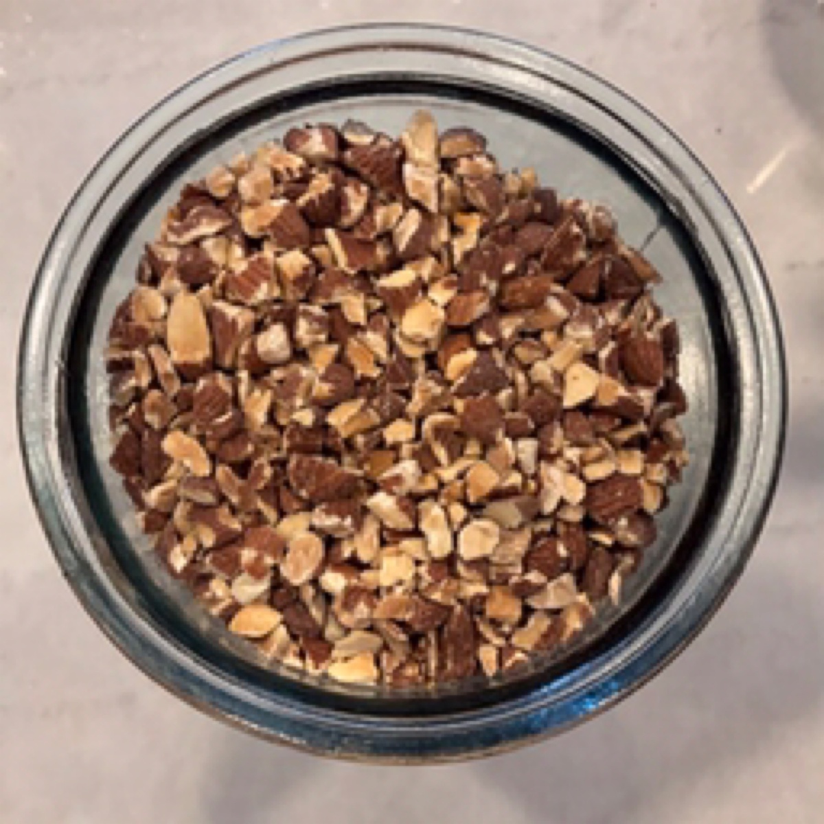 Almonds, Diced, Lightly Roasted (Almond Butter Stock) | exist green
