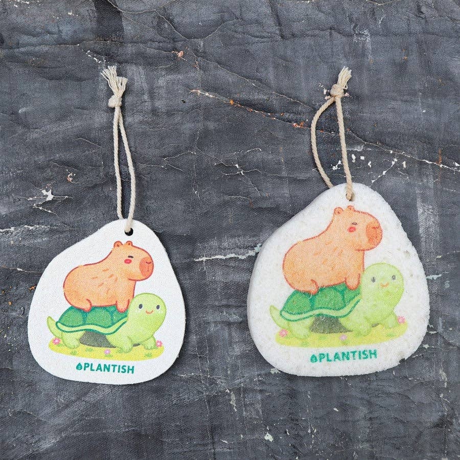 Plantish – Capybara Pop up Sponges | Exist Green